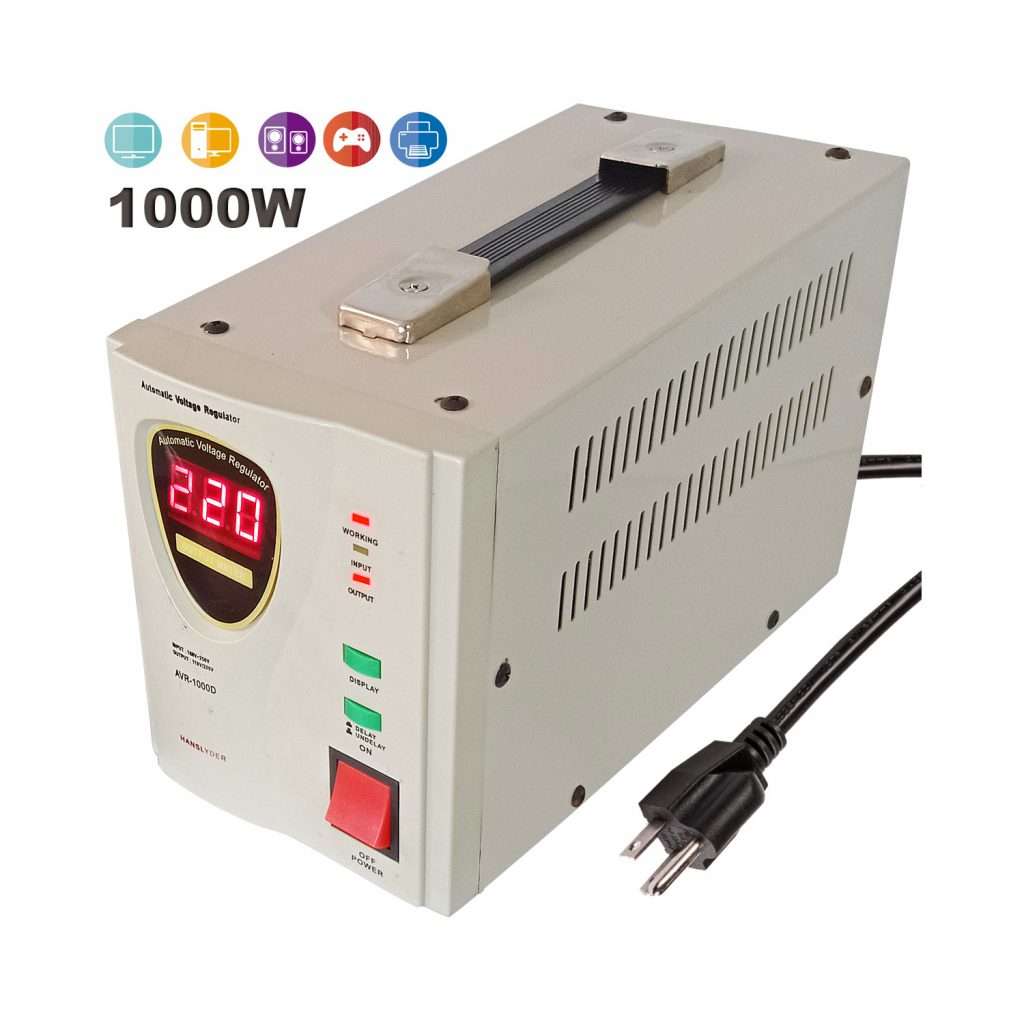 Estabilizador de Voltaje 1000W Servomotor AVR-1000D HANSLYDER - Westor.pe