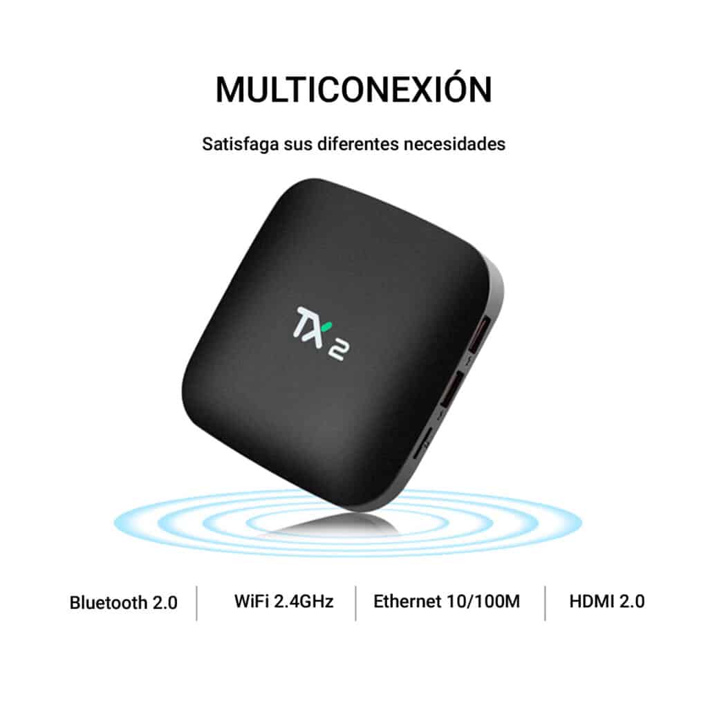 TV Box 2GB RAM 16GB ROM Android 6.0 TX2-R2 TANIX - Westor.pe