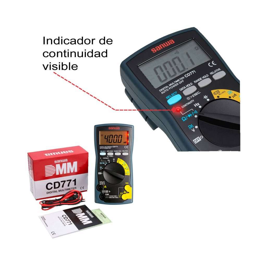 Multímetro Digital CD771 SANWA - Westor.pe
