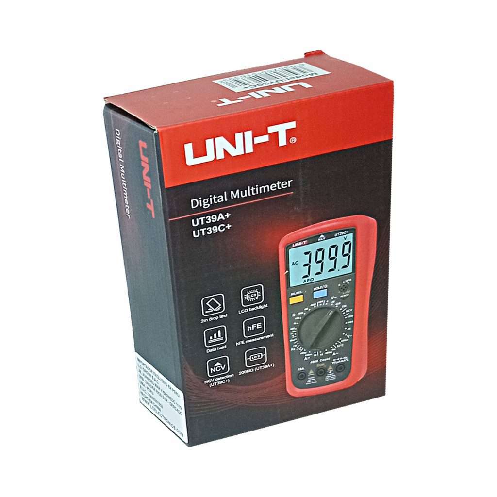 Multímetro Digital con Capacitancia, Frecuencia y Temperatura UT39C ...