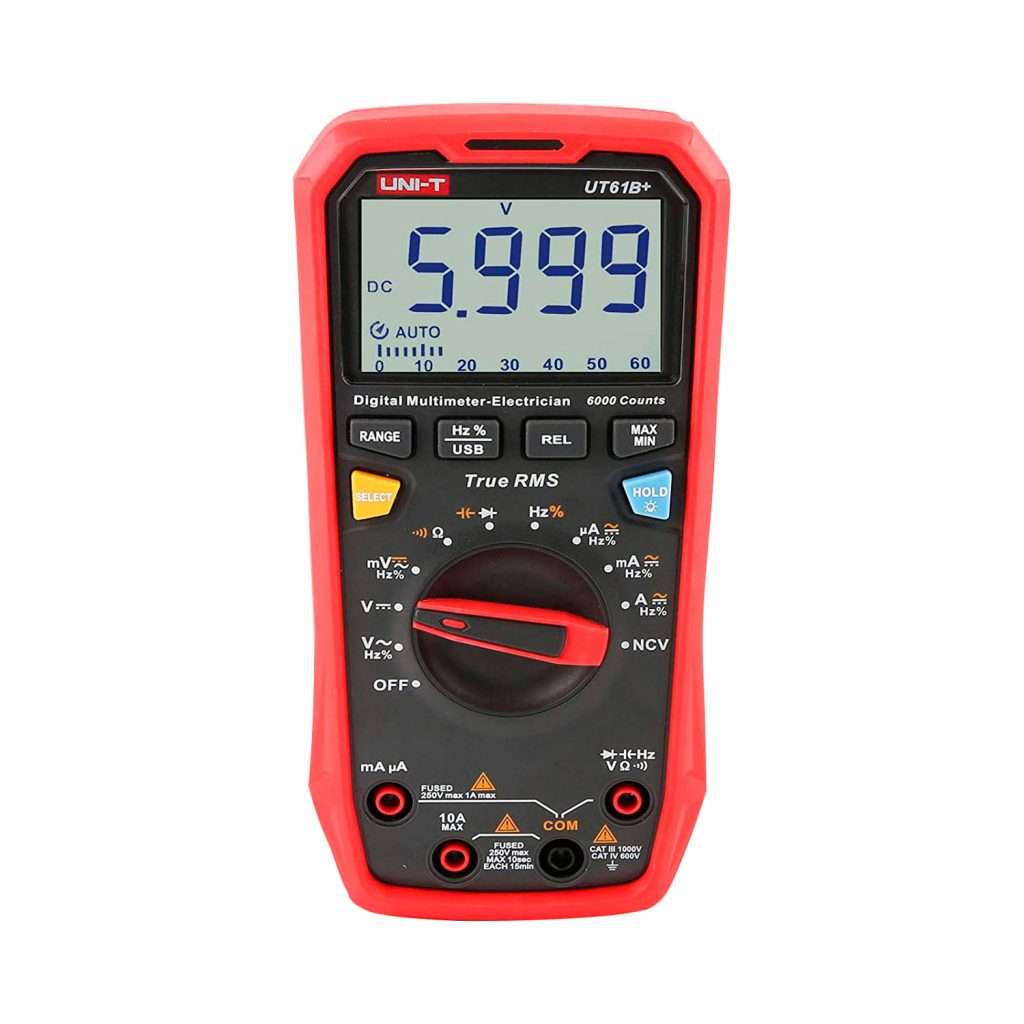 Multímetro Digital con Capacitancia, Frecuencia y Temperatura UT39C ...