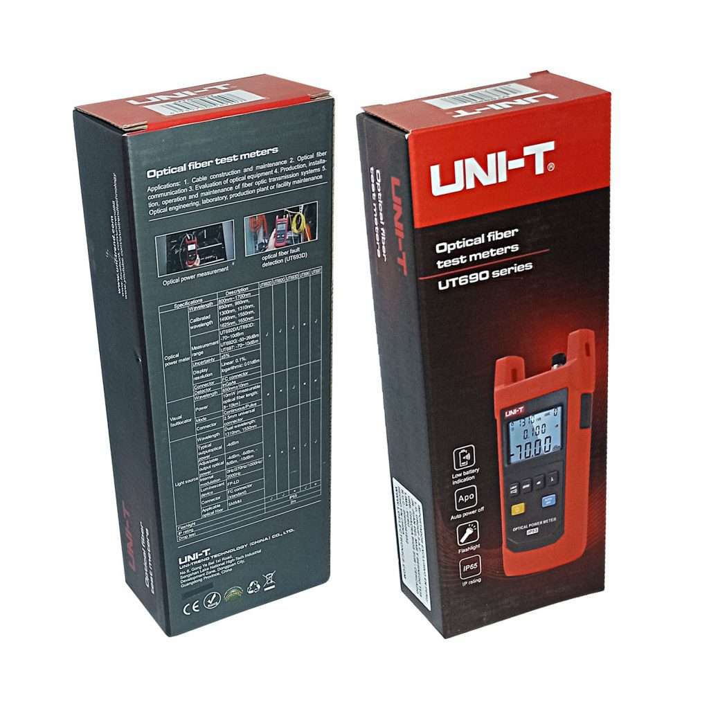 Medidor de Potencia Óptica UT692D UNI-T - Westor.pe