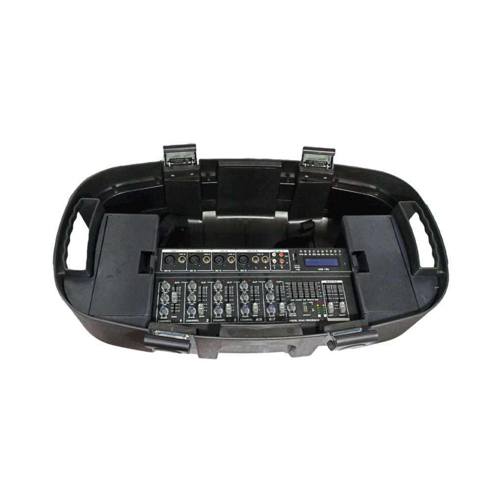 Sistema de Audio Portátil 2 Parlantes 120W BT-105 BATBLACK - Westor.pe