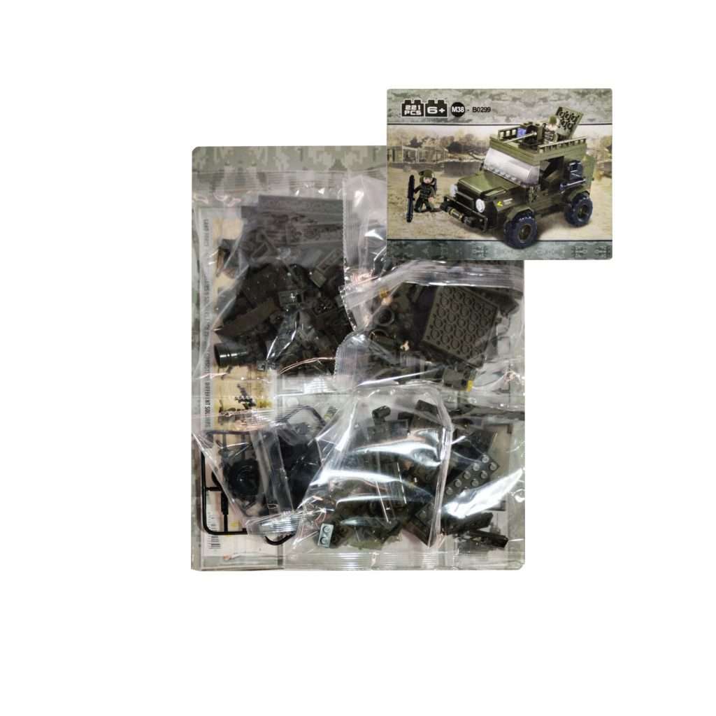 Army Jeep Block Armable 221 Piezas M38-B0299 SLUBAN - Westor.pe