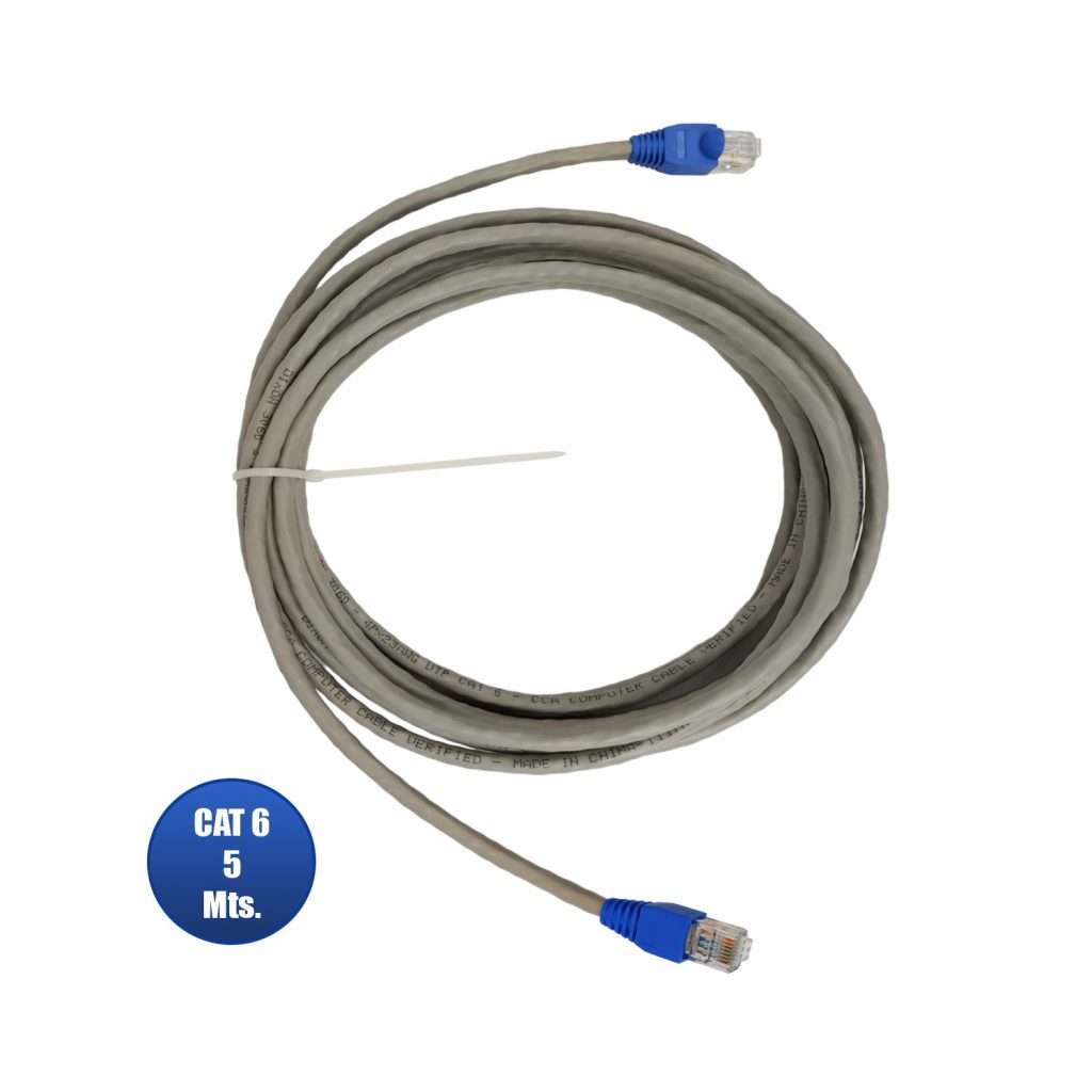 Cable Red Internet UTP Cat 6 5Mts Armado MIHABA-LAN6-5 DIXON - Westor.pe