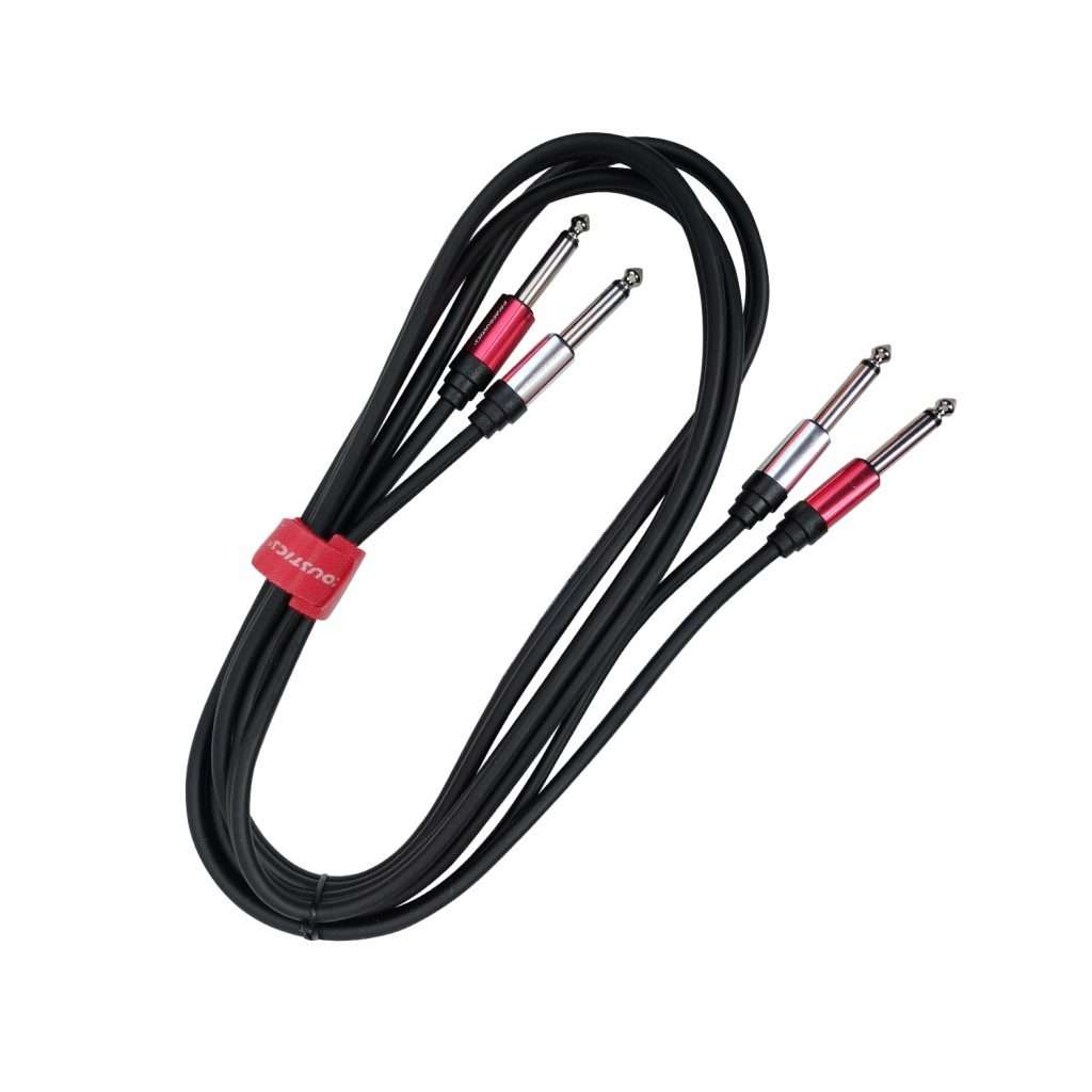 Cable 2 Plug Mono 6.3mm a 2 Plug Mono 6.3mm 2 Metros LN-C10-2M L&N ...