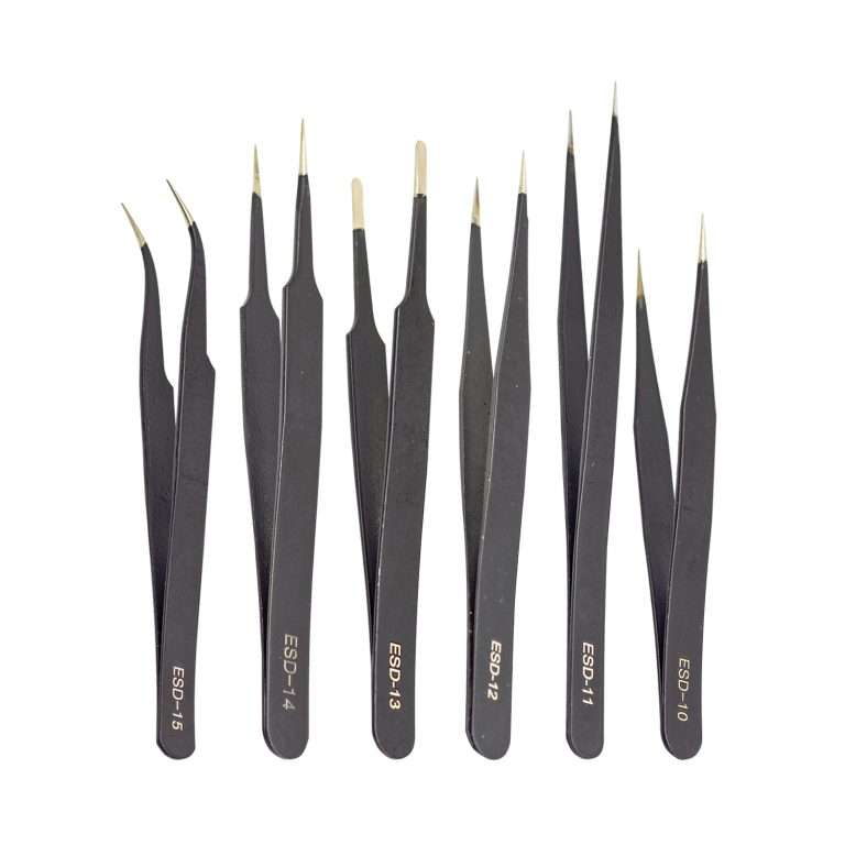 Set de Pinzas Antiestáticas ESD-6PZAS - Westor.pe