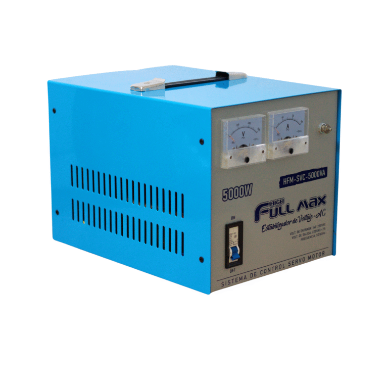 Estabilizador de Voltaje Servomotor 5000w HFM-SVC-5000VA HIGH FULL MAX ...